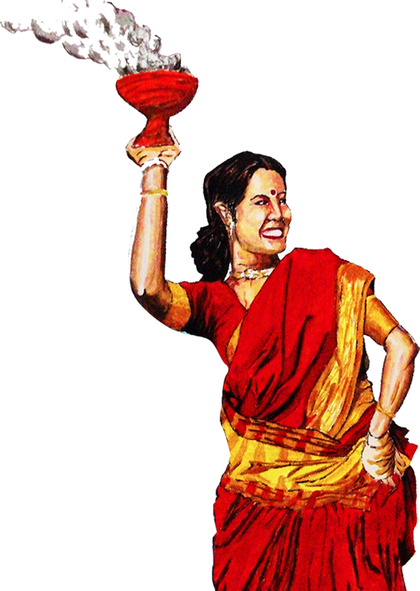 Puja Dhunachi Clip Art - Durga Puja Transparent - Png Download - Large ...