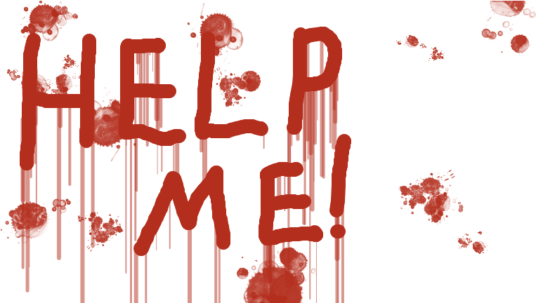 Download Help Me Png - Help Me Blood Png Clipart Png Download - PikPng