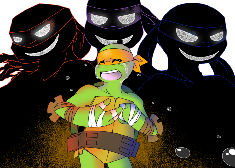 Download Download Tmnt Fanfiction Mikey Sad Clipart Michaelangelo ...