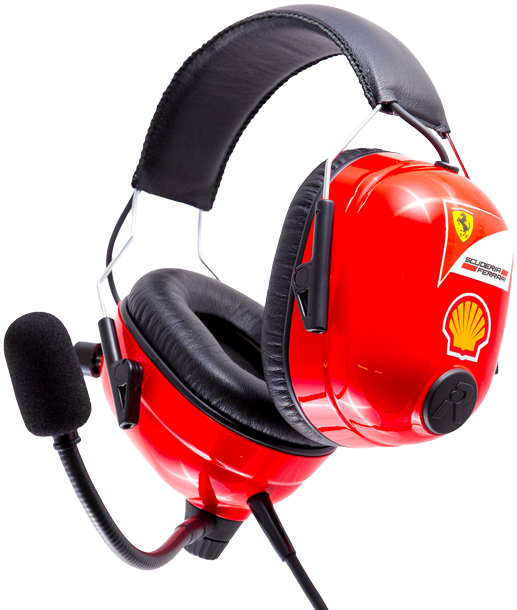 Max High Performance Headset - Ferrari Riedel Headset Clipart - Large ...