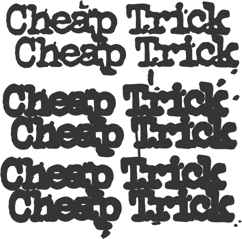 Cheap Trick Band Logo Clipart - Large Size Png Image - PikPng