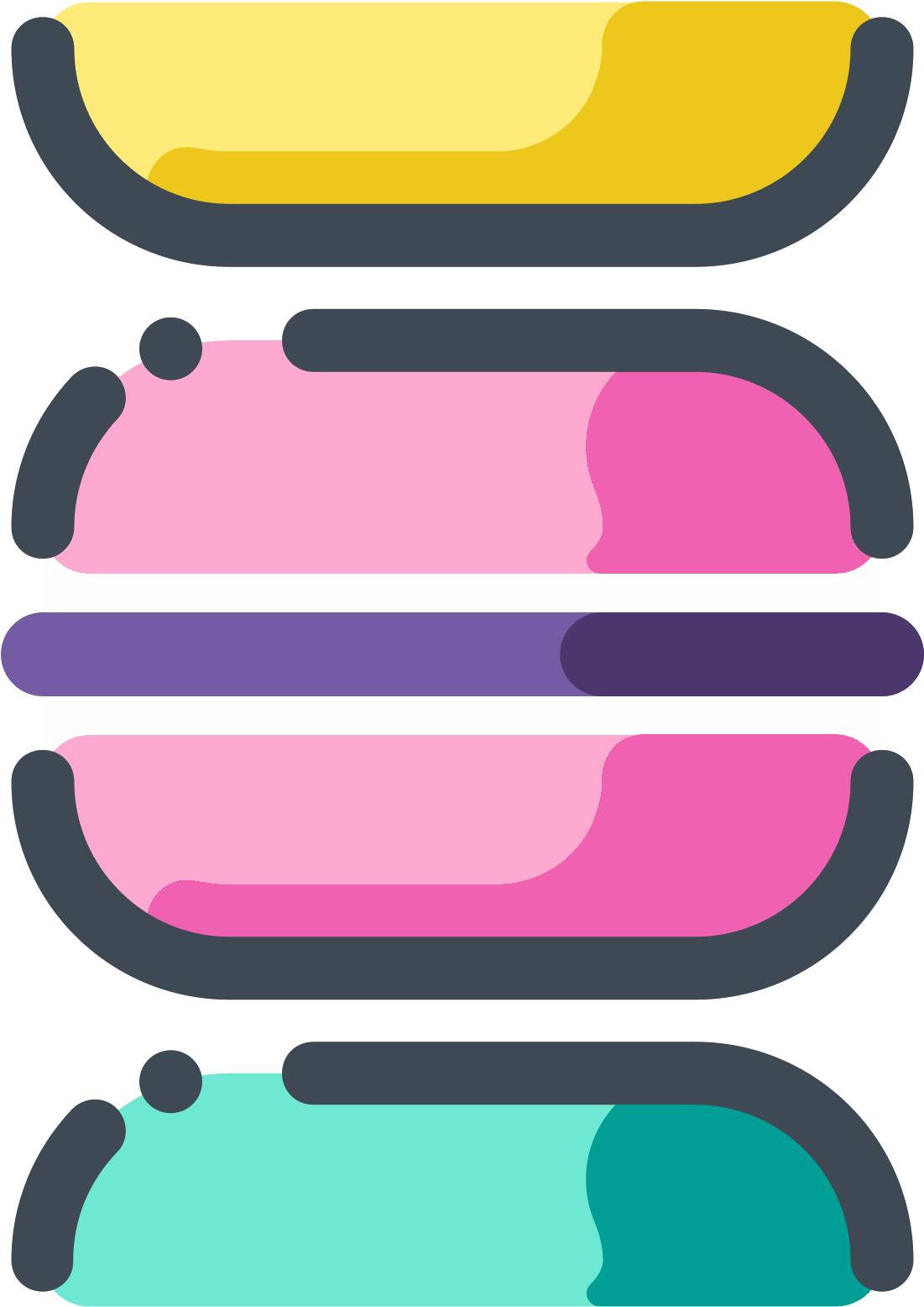 Tumblr Icon Png Transparent Download - Macarons Icon Clipart - Large ...