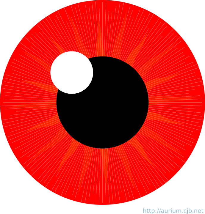 Red Eyes Png - Red Eye Vector Clipart - Large Size Png Image - PikPng