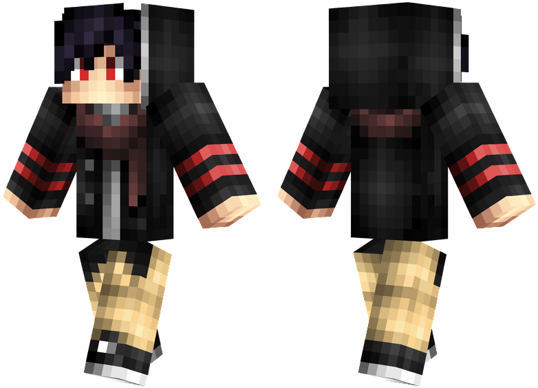 Minecraft Skin Red Eyes , Png Download - Minecraft Clipart - Large Size ...