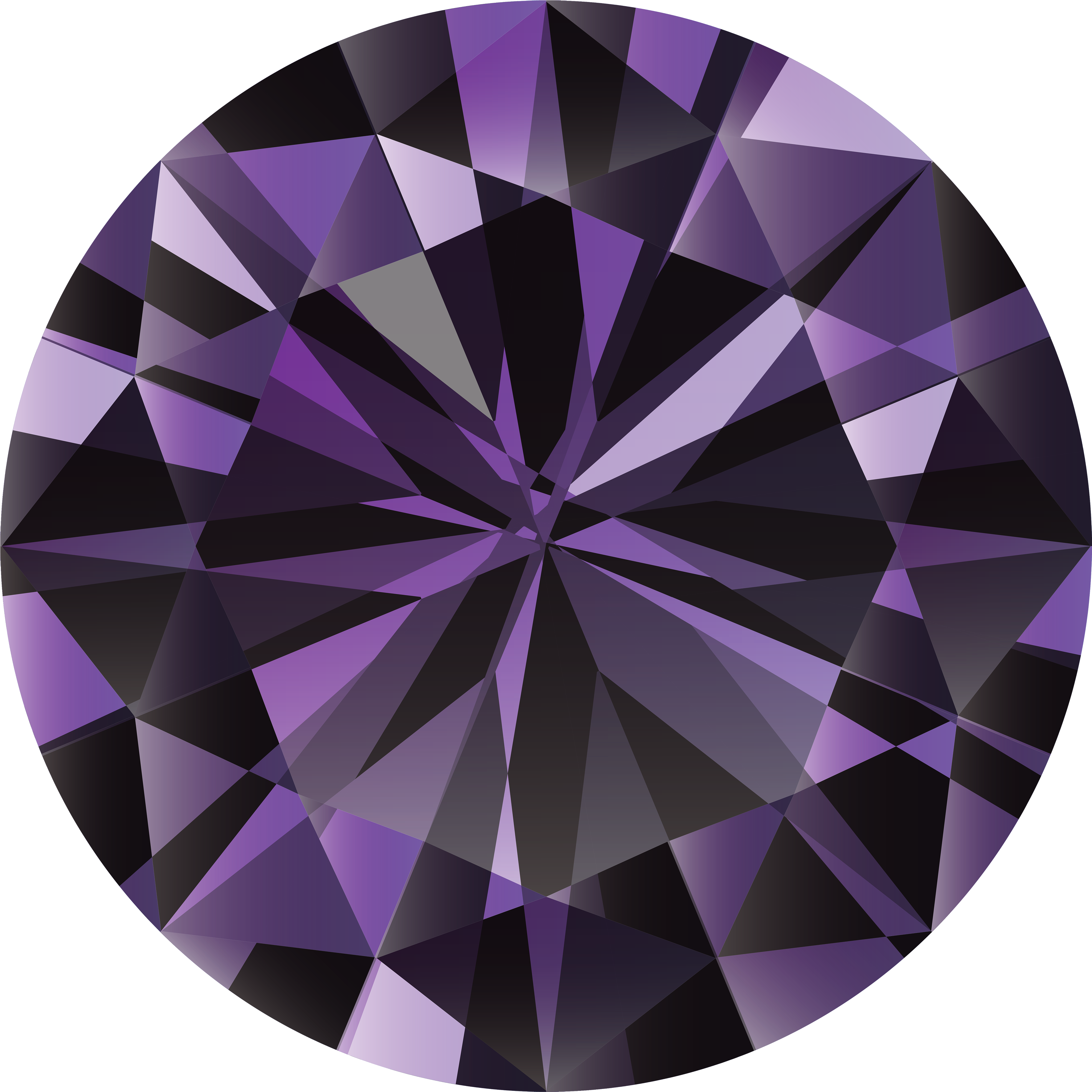 Amethyst Stone Cartoon Clipart - Large Size Png Image - PikPng