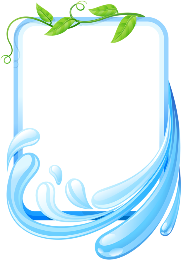 Download Clipart - Transparent Water Frame Png - Large Size Png Image ...