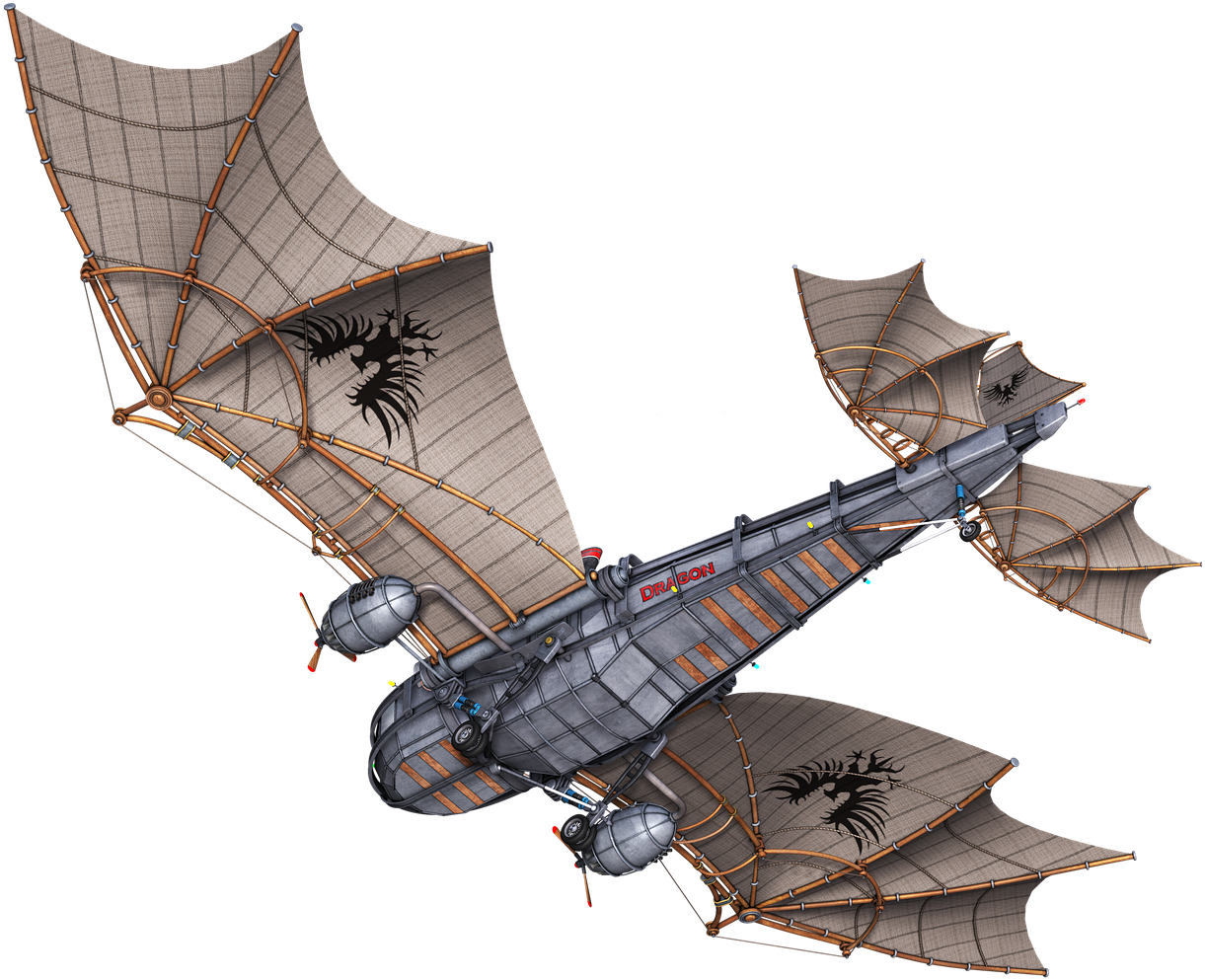 Airplane Vintage Fly Steampunk Png Image - Steampunk Airplane Clipart ...