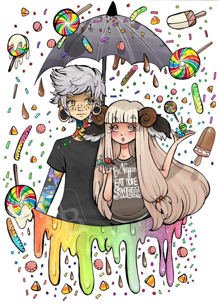 Candy Rain Png - Cartoon Clipart - Large Size Png Image - PikPng