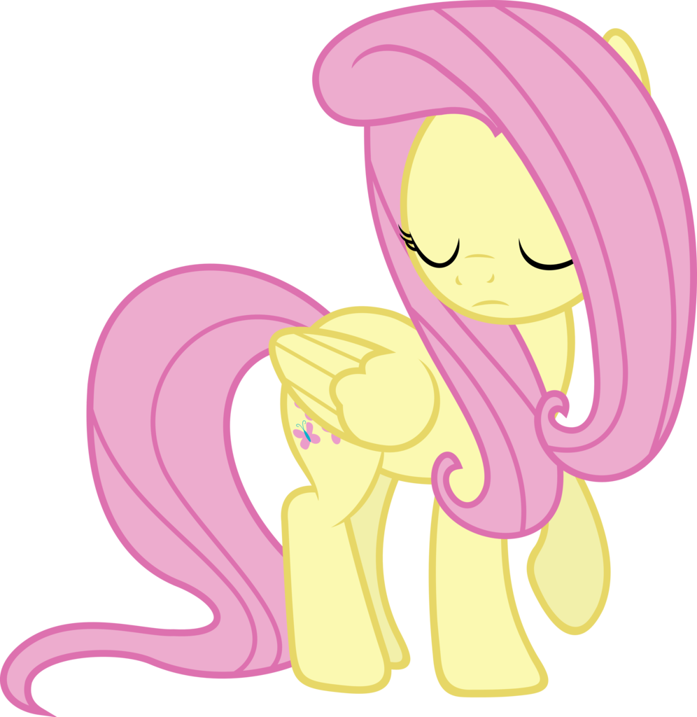 Artist Slb - My Little Pony Fluttershy Sad Clipart - Large Size Png ...