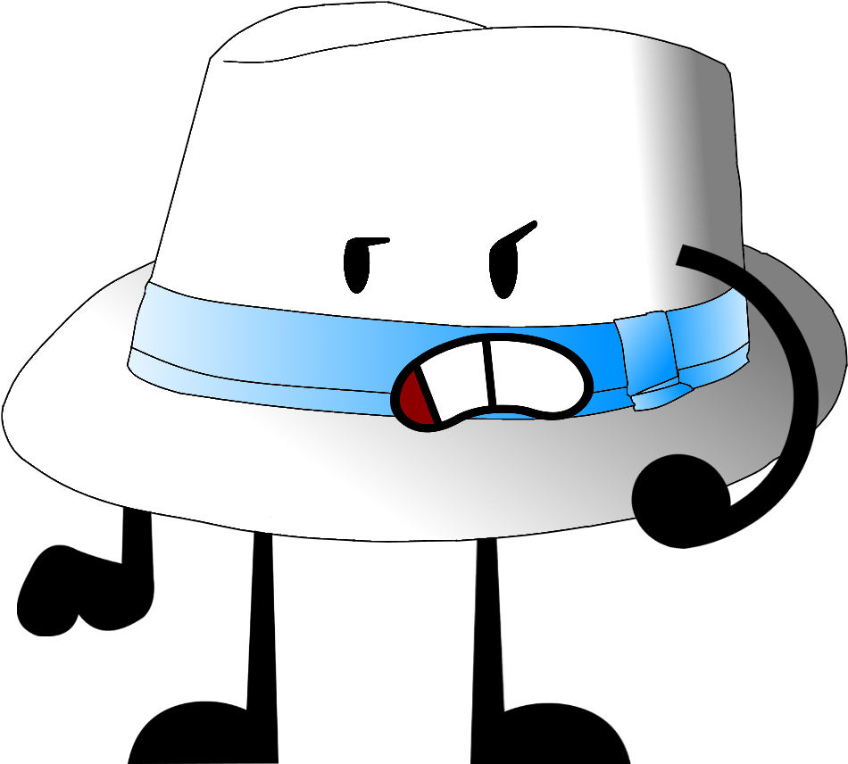 Black And White Download Fedora Clipart Blue - Bfdi Fedora - Png ...