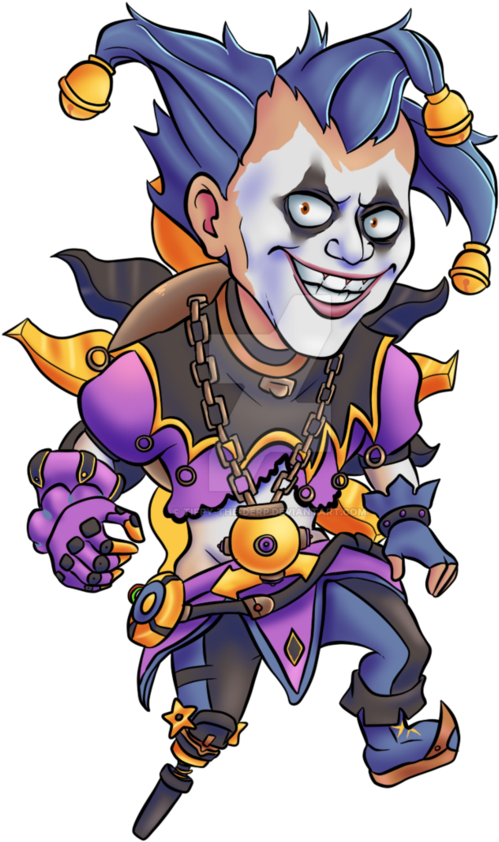 Commisson Skinned By - Junkrat Jester Skin Png Clipart - Large Size Png ...