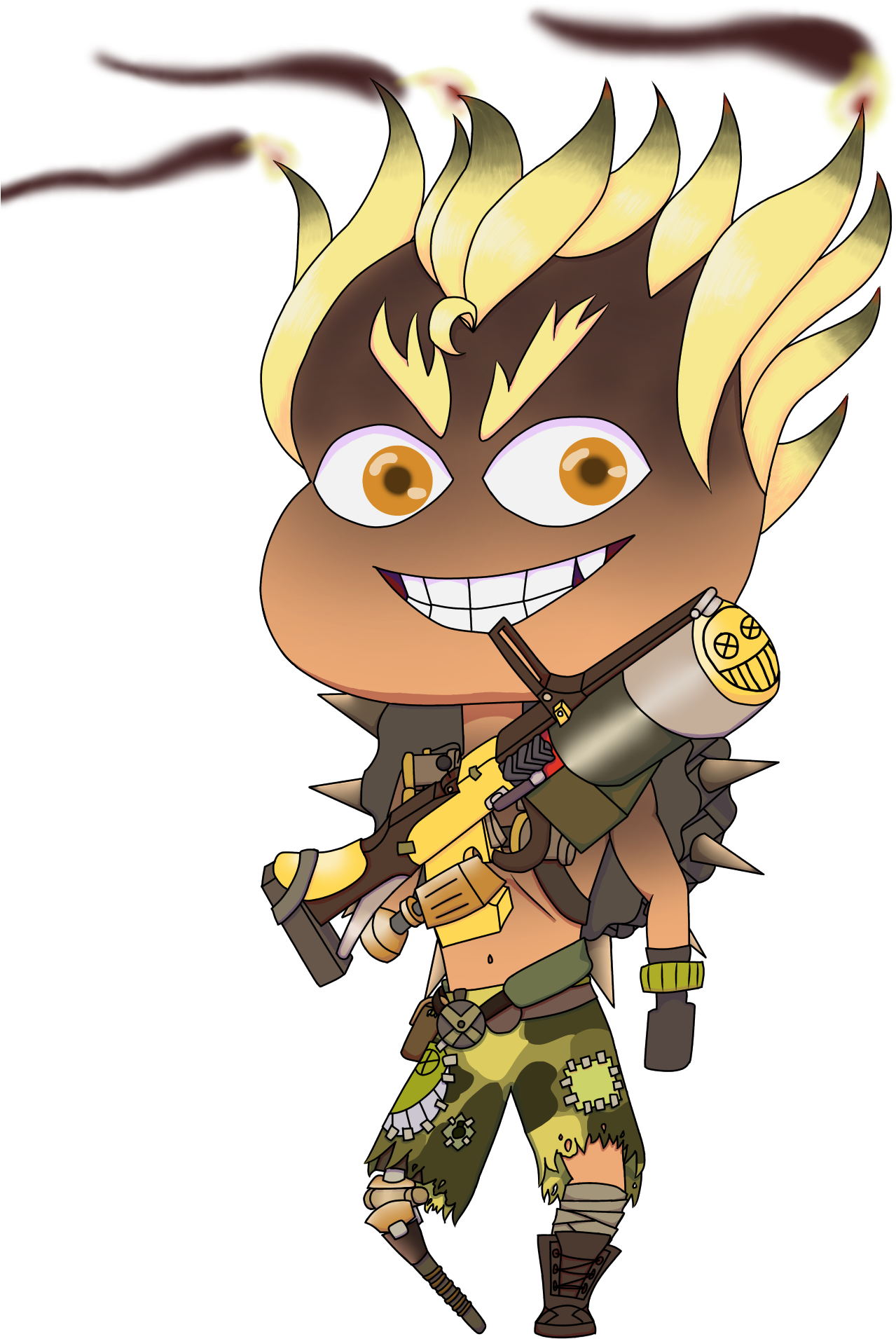 Junkrat - Junkrat Chibi Png Clipart - Large Size Png Image - PikPng