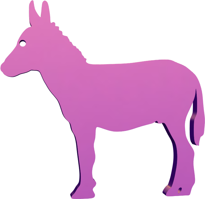 Donkey Bauble - Burro Clipart - Large Size Png Image - PikPng