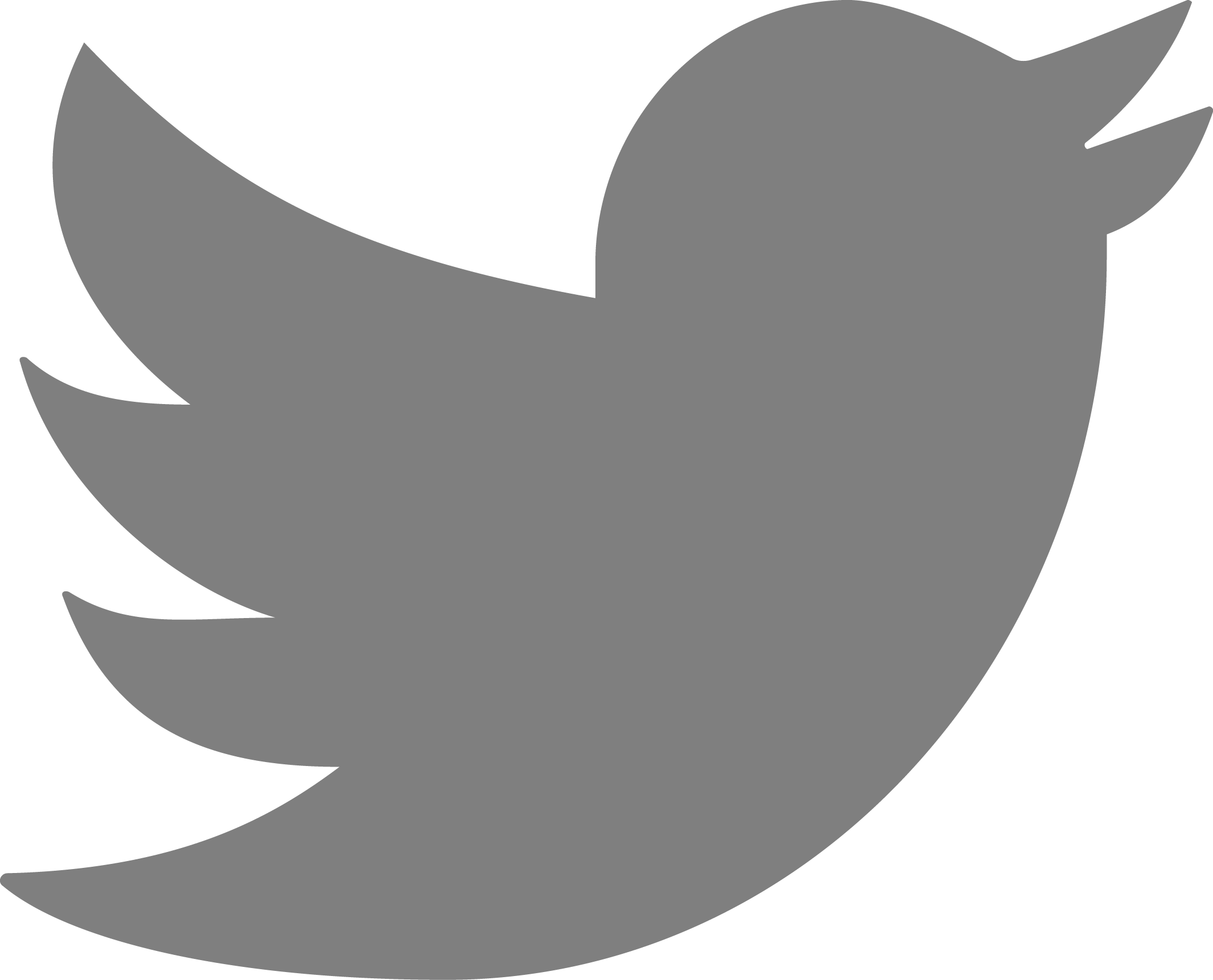 Twitter - Grey Twitter Logo No Background Clipart - Large Size Png ...