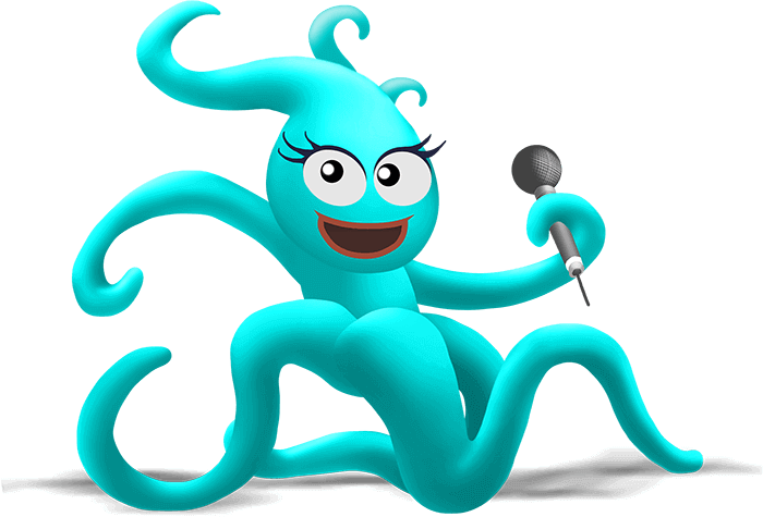 Stage Fright The Singing Competition Krakira - Cartoon Clipart - Large ...