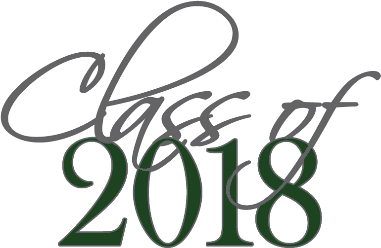 High School Graduation Class Of 2018 Clipart - Large Size Png Image ...
