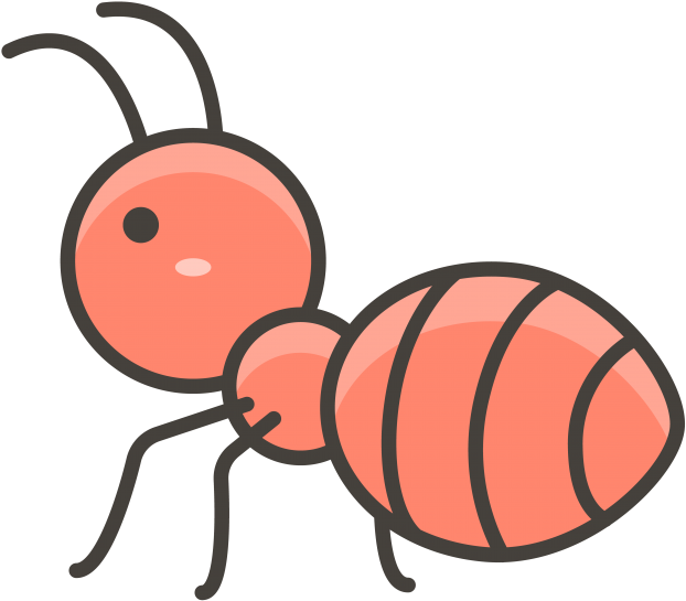 Ant Emoji Icon - Semut Icon Clipart - Large Size Png Image - PikPng