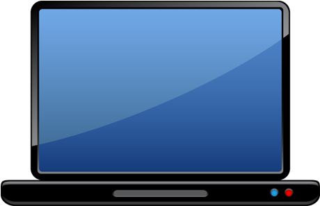Drawing Computer Monitor - Led-backlit Lcd Display Clipart - Large Size ...