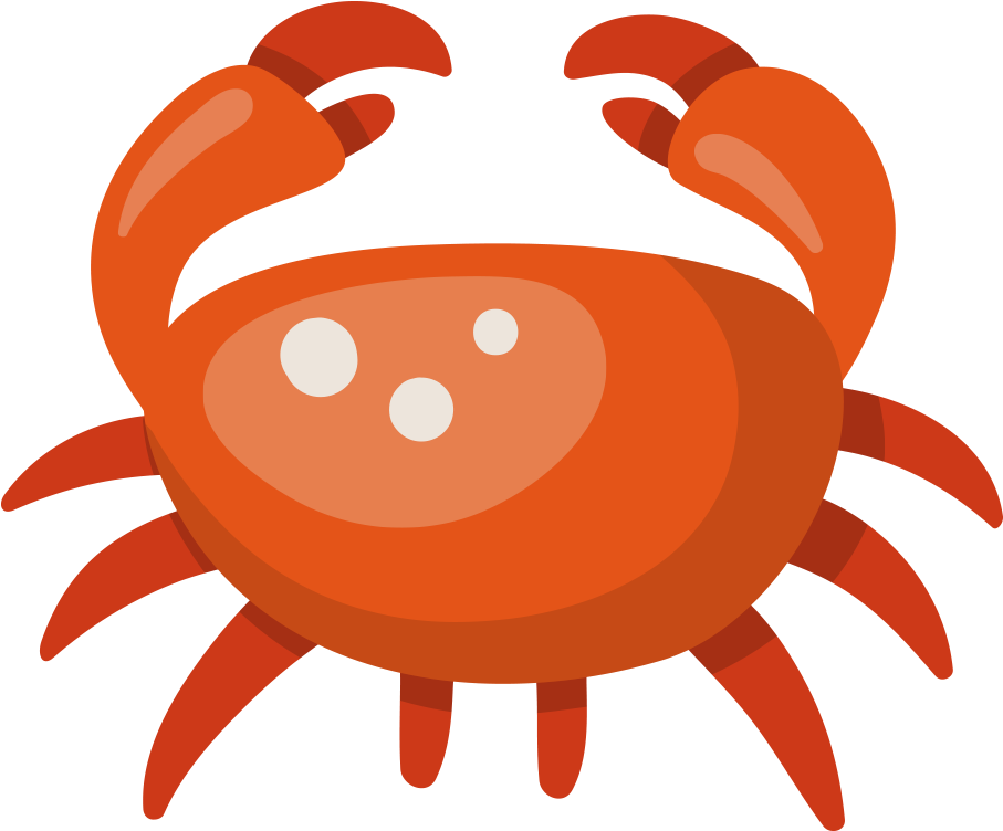 Red Crab Png - Crab Vector Png Clipart - Large Size Png Image - PikPng
