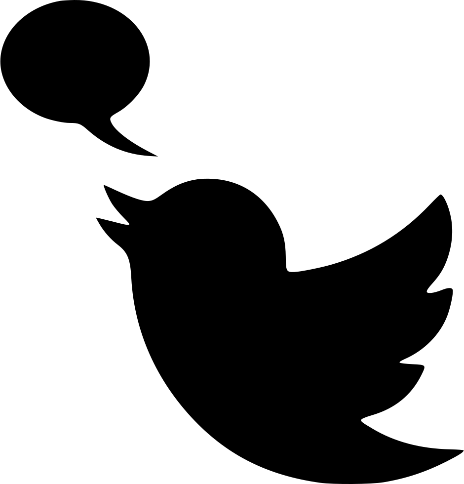 Png File - Twitter Logo Reversed Clipart - Large Size Png Image - PikPng