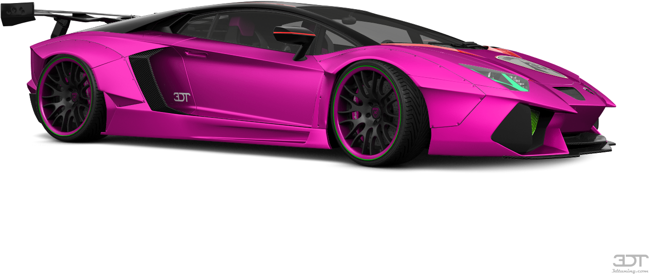 Lambo Transparent Pink - Lamborghini Aventador Clipart - Large Size Png ...