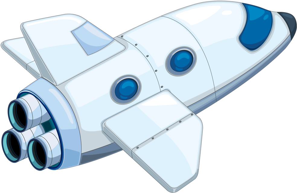 Space Clipart Kid Png - Cartoon Space Shuttle Clipart Transparent Png ...