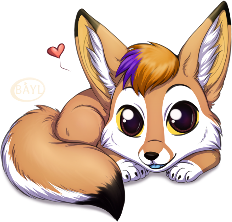 Kawaii Little Fox - Fox Kawaii Png Clipart - Large Size Png Image - PikPng