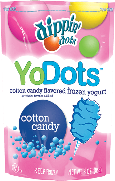 Yodots™ Cotton Candy - Dippin Dots Clipart - Large Size Png Image - PikPng