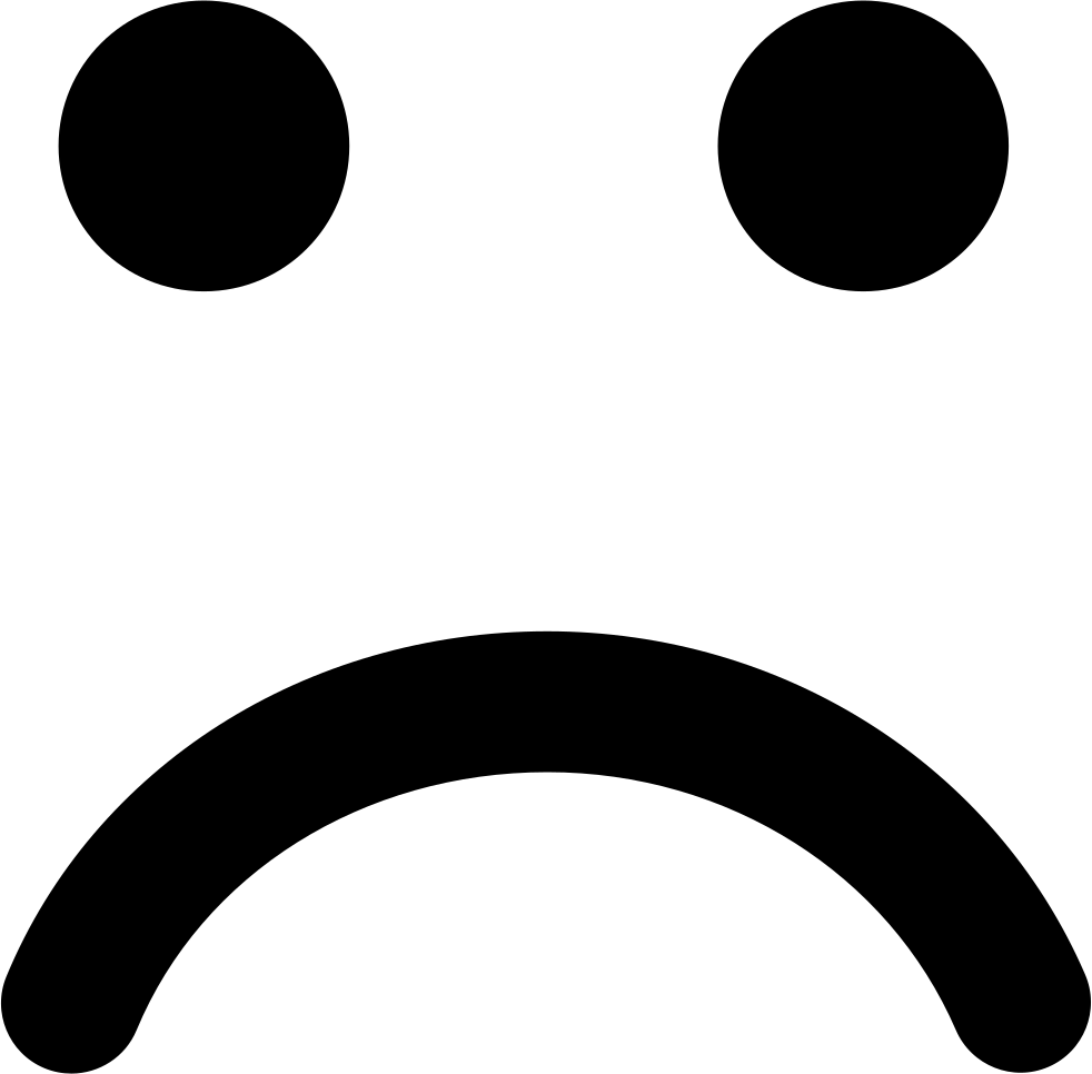 Png File - Cartoon Sad Face Png Clipart - Large Size Png Image - PikPng