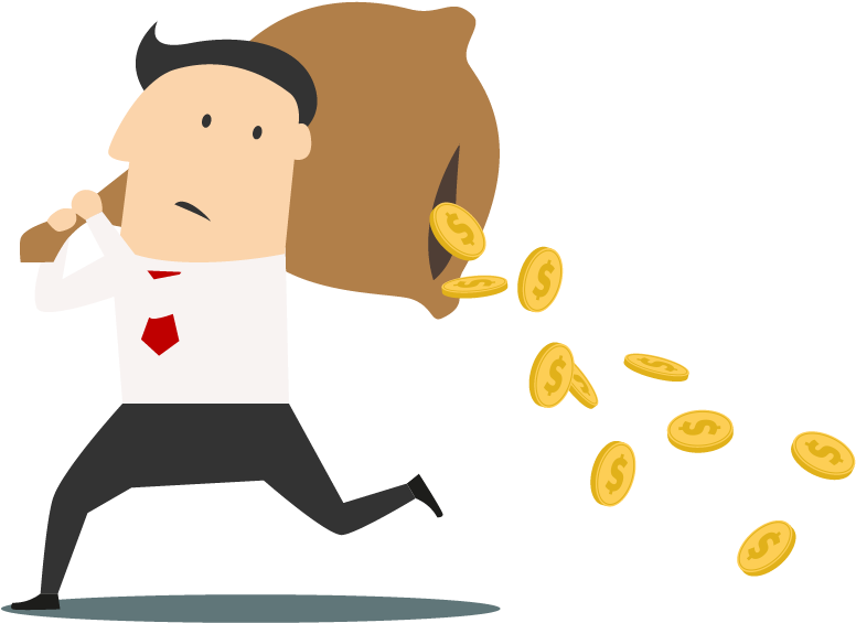 19 Loss Clipart Little Money Huge Freebie Download - Losing Money - Png ...