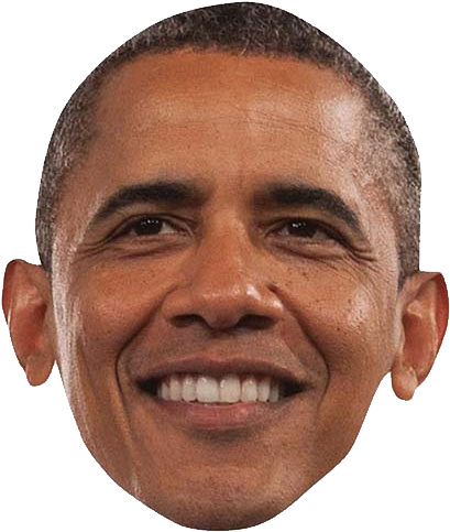 Barack Obama - Barack Obama Face Only Clipart - Large Size Png Image ...