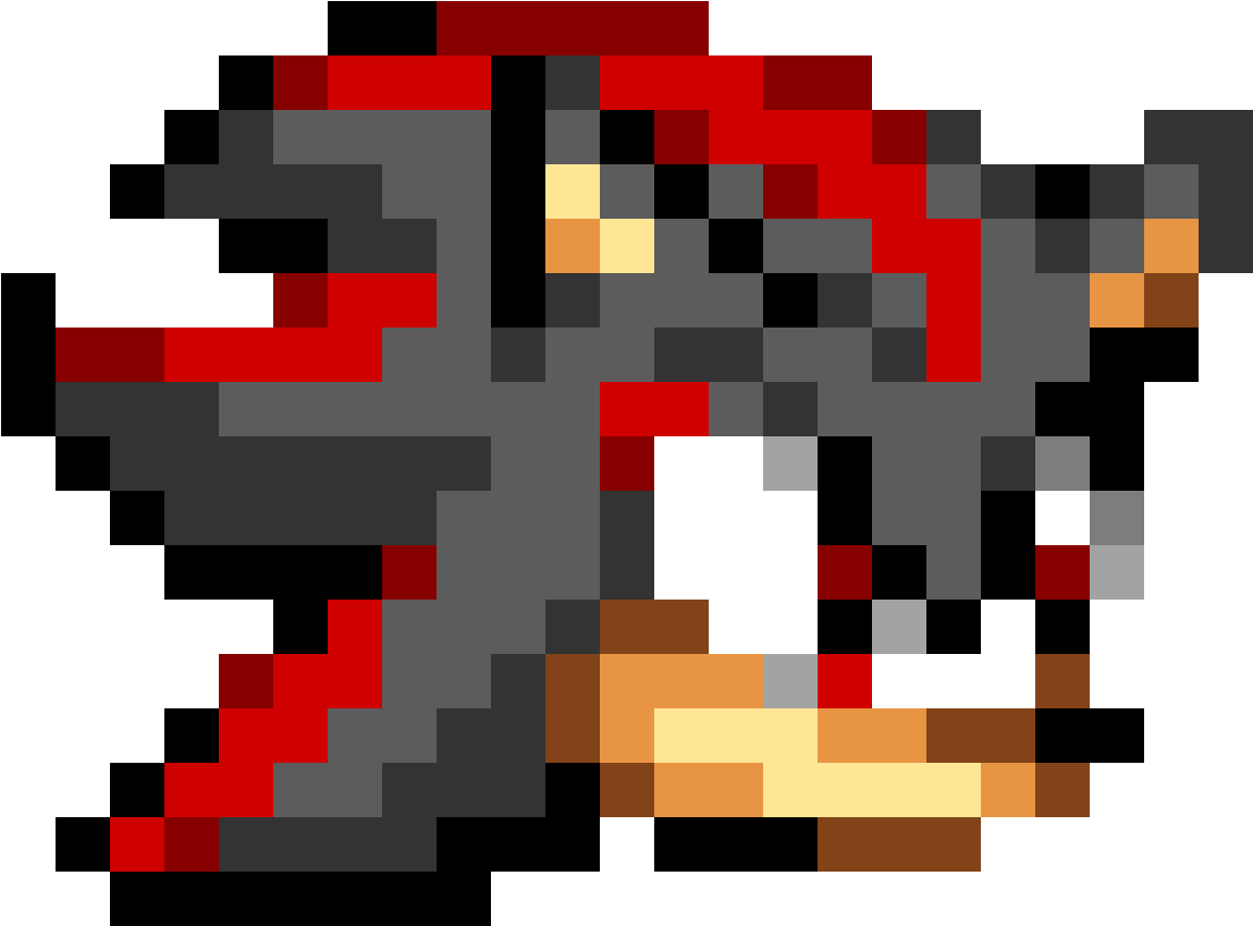 Download Shadow The Hedgehog - Shadow Sonic Pixel Art Clipart Png ...