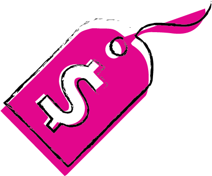 Pricetag Pink Thinlines 01 - Pink Price Tag Png Clipart - Large Size ...