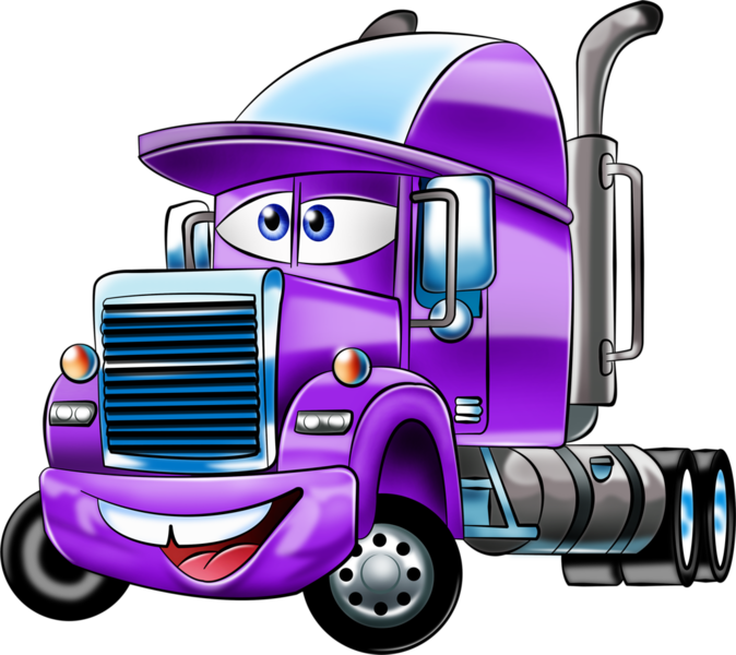 Cartoon Truck - Happy Birthday Truck Driver Clip Art - Png Download ...