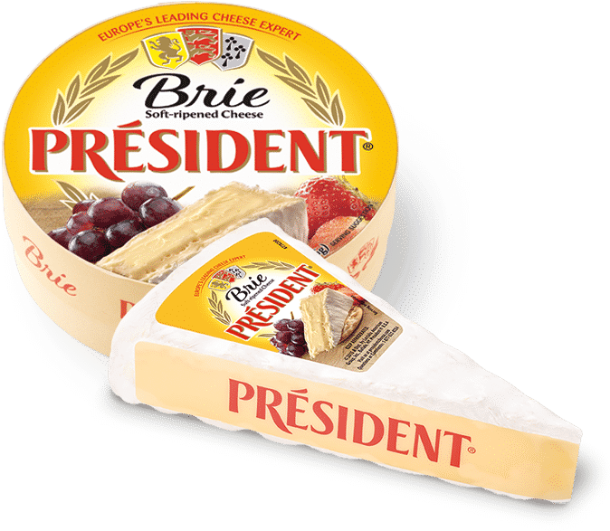 Brie Cheese Png - El Presidente Brie Clipart - Large Size Png Image ...