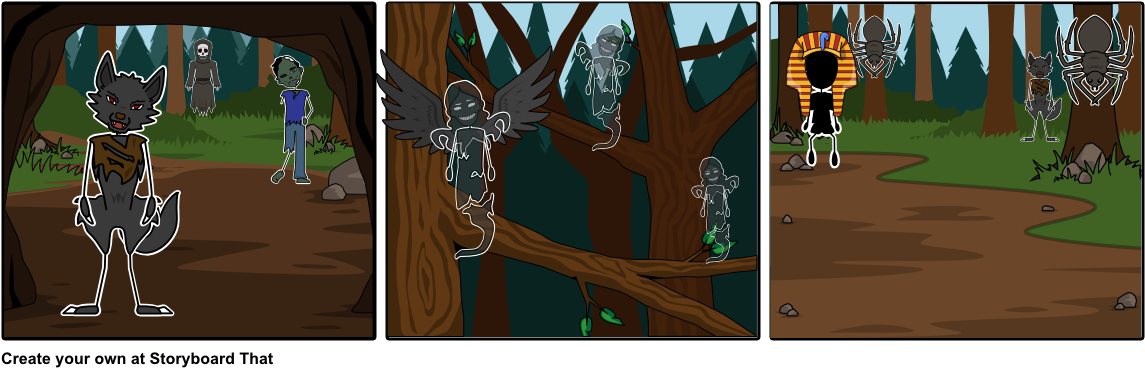 The Evil Forest - Cartoon Clipart - Large Size Png Image - PikPng