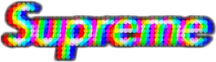 Supreme Sticker - Graphic Design Clipart - Large Size Png Image - PikPng