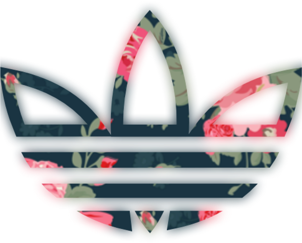 Adidas Logo Brand Clothing Floral Tumblr Picsartfreetoe - Adidas Tumblr ...