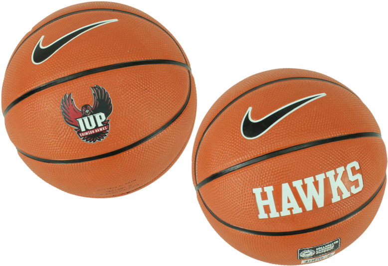 Basketball, Mini, Full Hawk Logo, By Nike - Iup Crimson Hawks Clipart ...