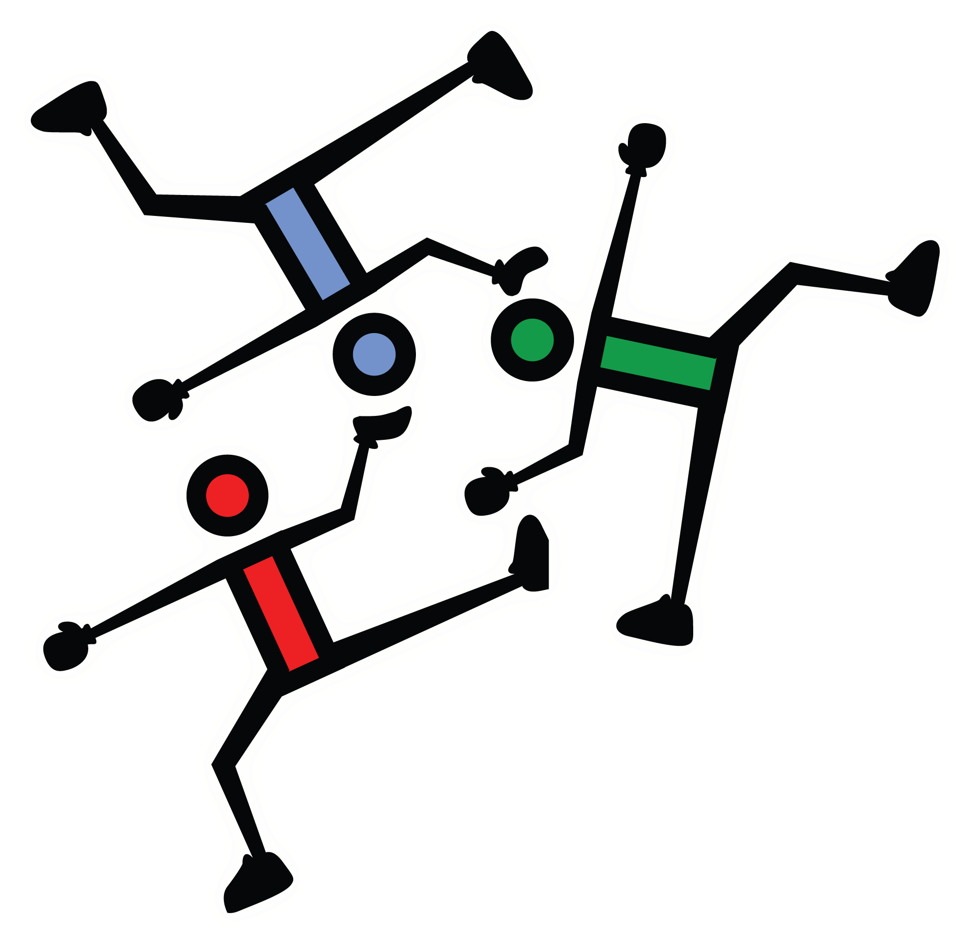 3 Stick Figure Boys Clipart - Large Size Png Image - PikPng