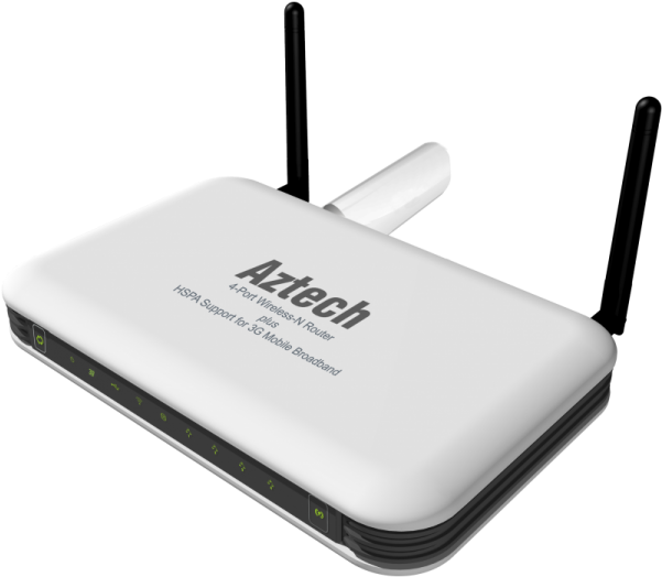 Aztech Hw550 3g Clipart - Large Size Png Image - PikPng