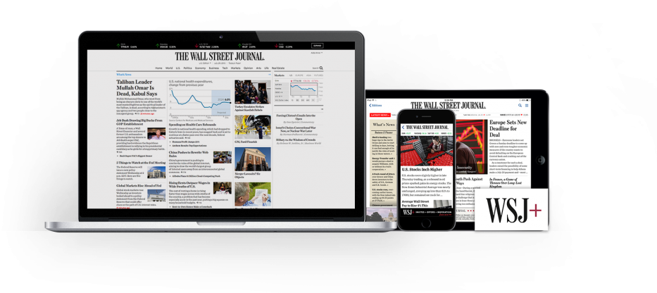 Wsj Digital Products On Desktop, Mobile And Tablet - Wall Street ...