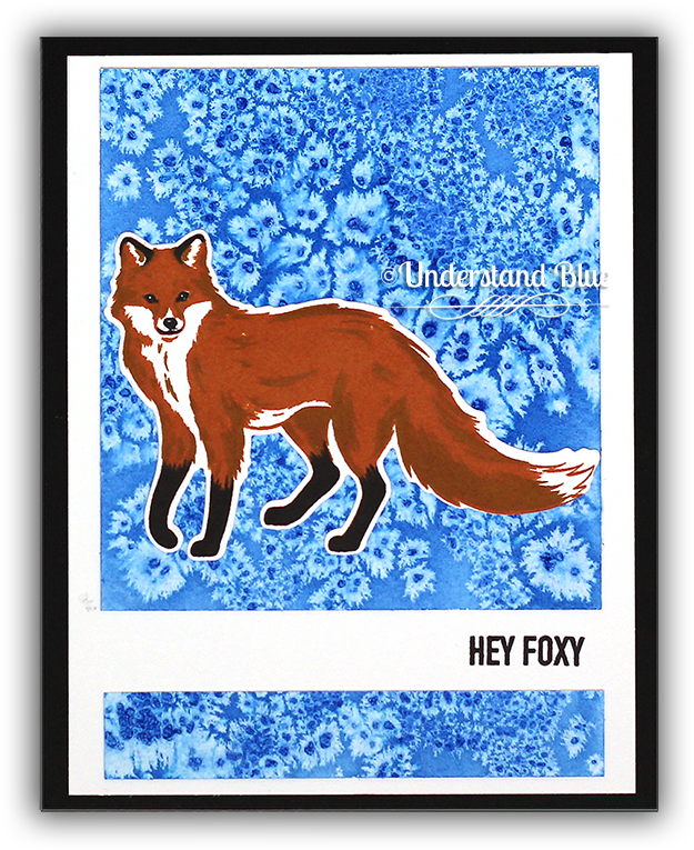 Salted Watercolor Background Fox By Understand Blue Clipart - Large ...