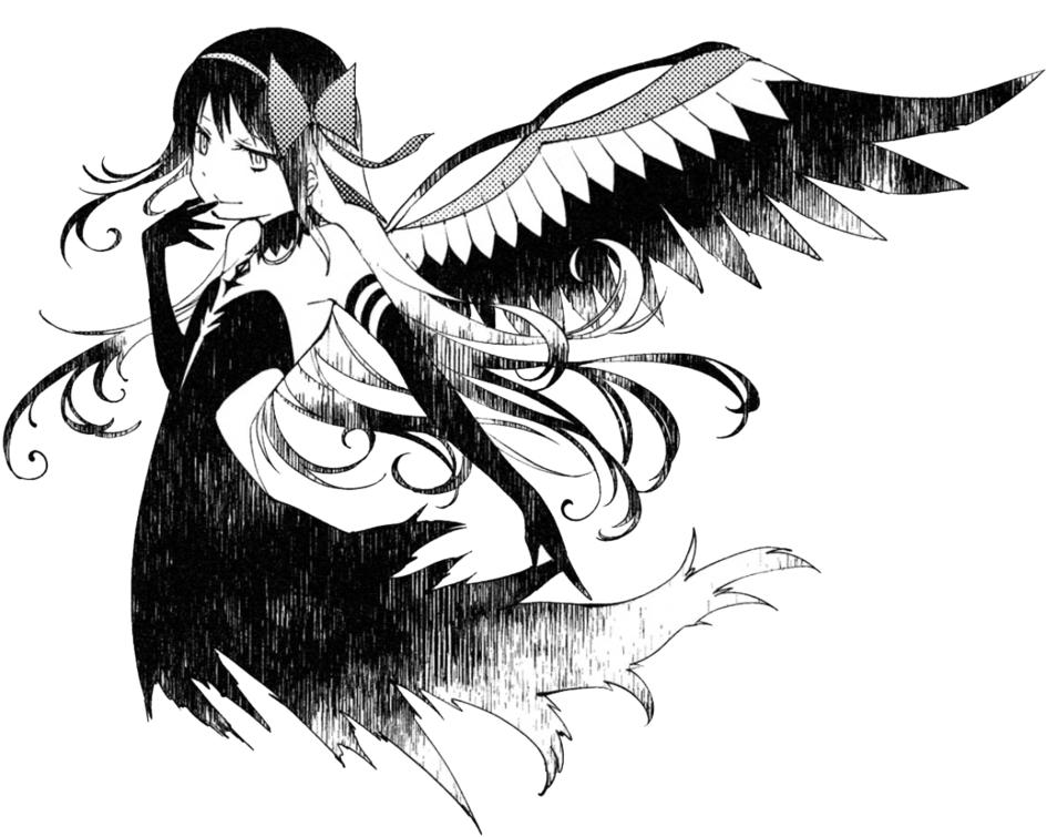 Mahou Shoujo Magika - Madoka Magica Manga Transparent Clipart - Large ...