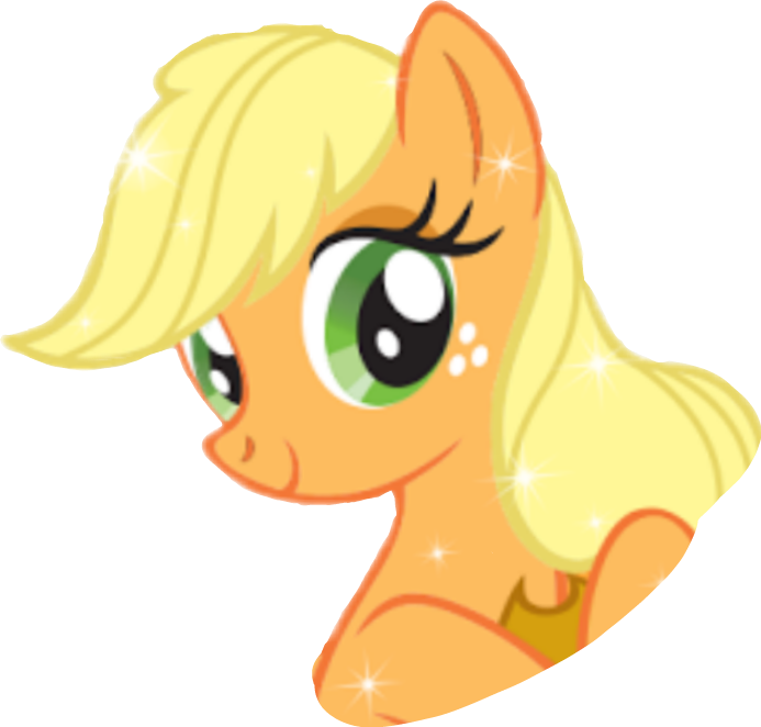 Applejack Sticker - De My Little Pony Applejack Clipart - Large Size ...