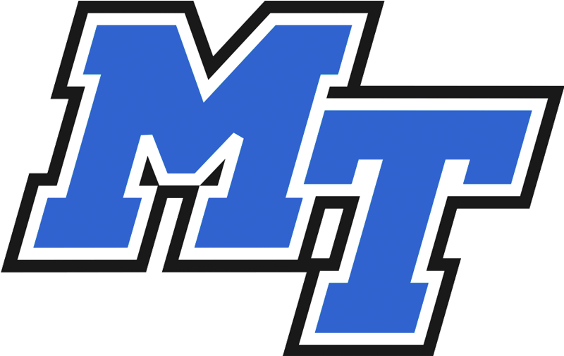 Middle Tennessee Blue Raiders Clipart - Large Size Png Image - PikPng