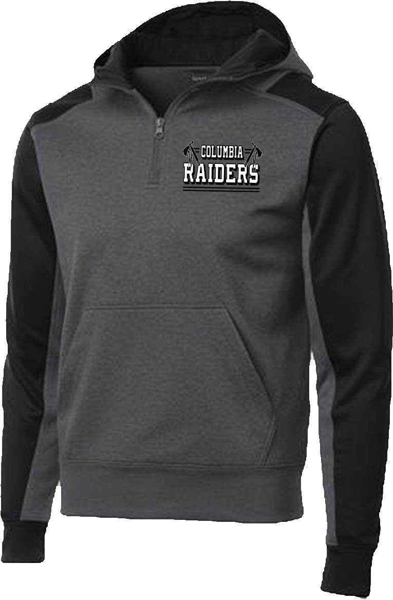 Columbia Raiders 1/4 Zip Hoodie - Sweatshirt Clipart - Large Size Png ...