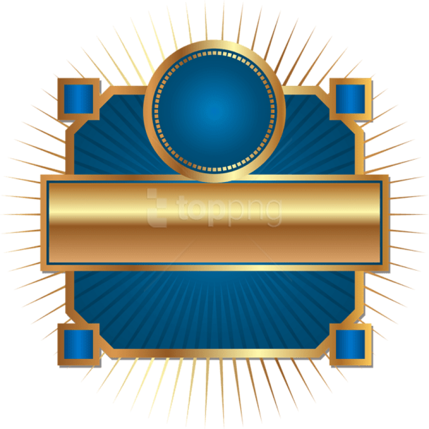 Free Png Download Decorative Label Blue Clipart Png - Clip Art ...