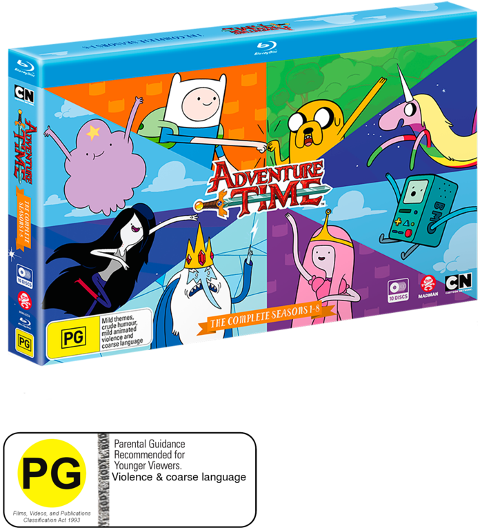 Adventure Time Blu Ray Complete Series Clipart - Large Size Png Image ...