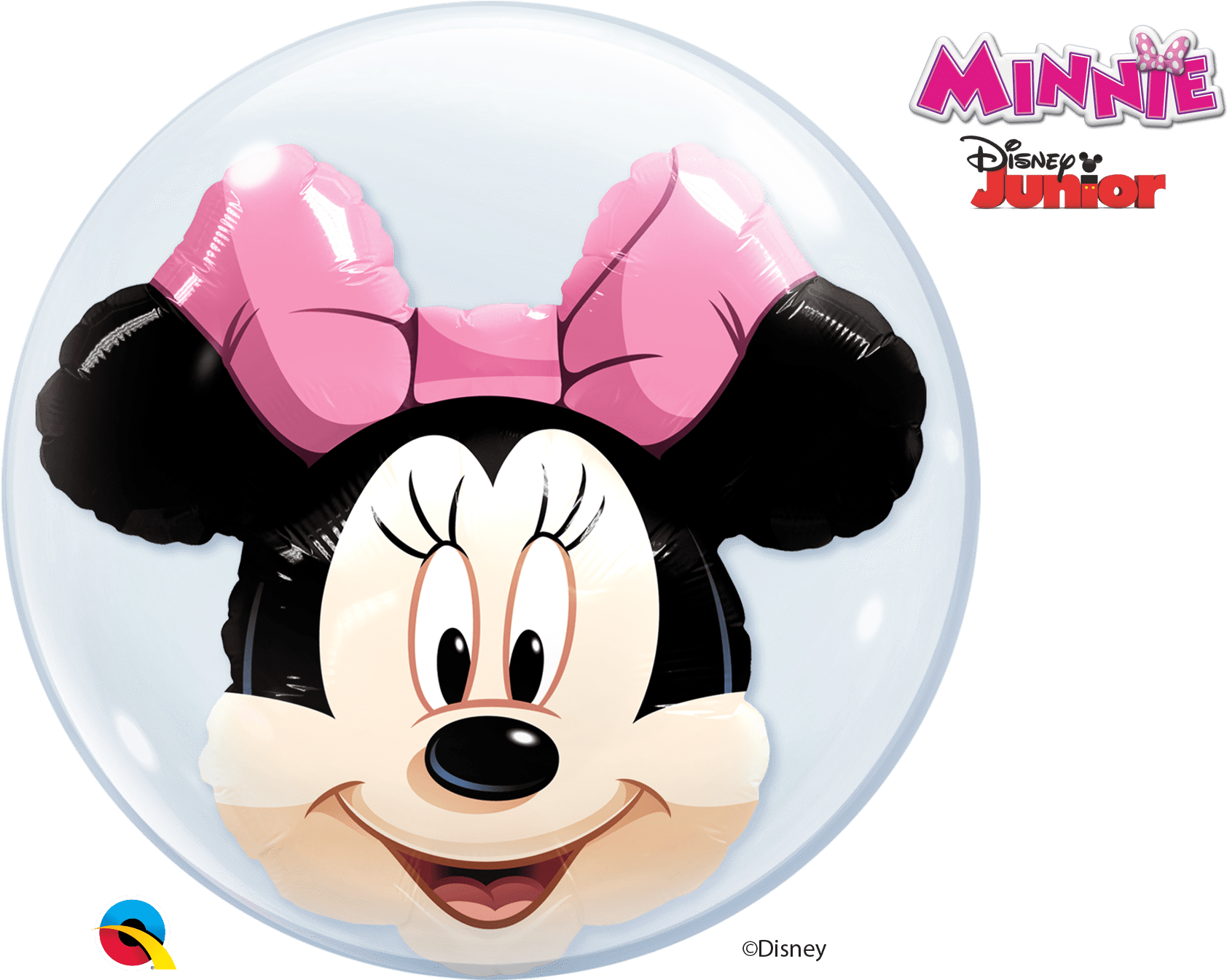 Bubble Balloon Minnie Clipart - Large Size Png Image - PikPng